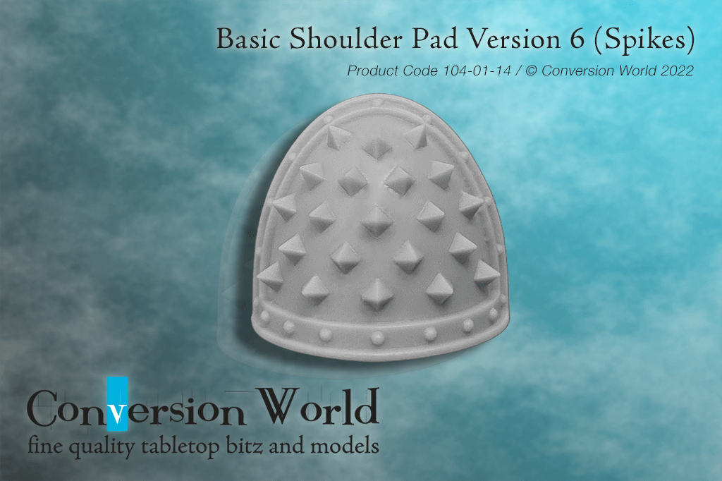 Basic Shoulder Pad Version 6 (Spikes) — Archies Forge