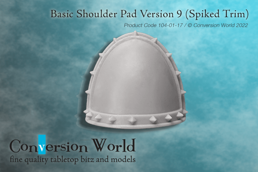 Basic Shoulder Pad Version 9 (Spiked Trim) — Archies Forge