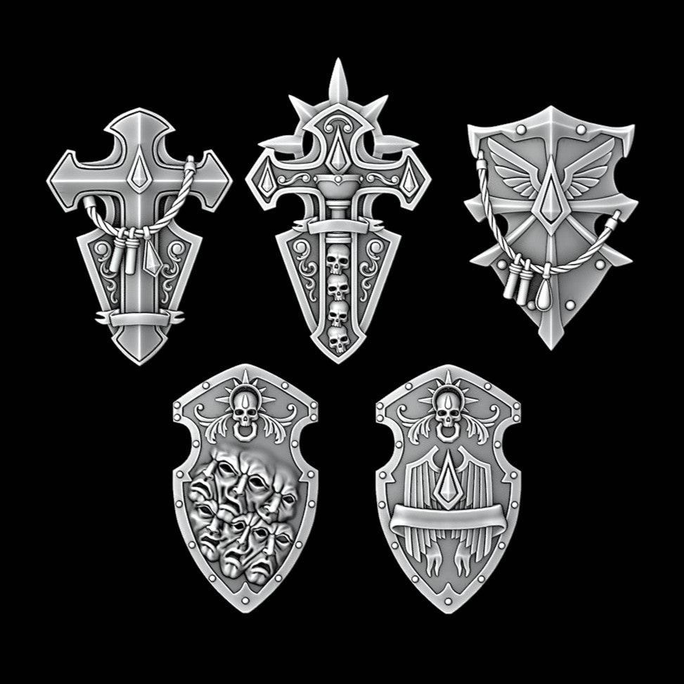 Legio Sanguine - Ornate Storm Shields - Set of 5 — Archies Forge