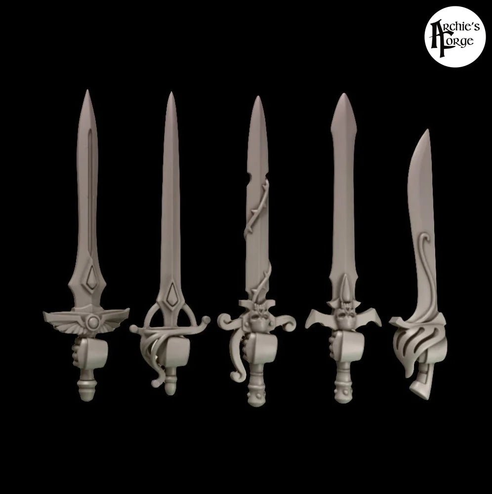 Legio Sanguine - Power Swords - Set of 5 - Left Handed — Archies Forge