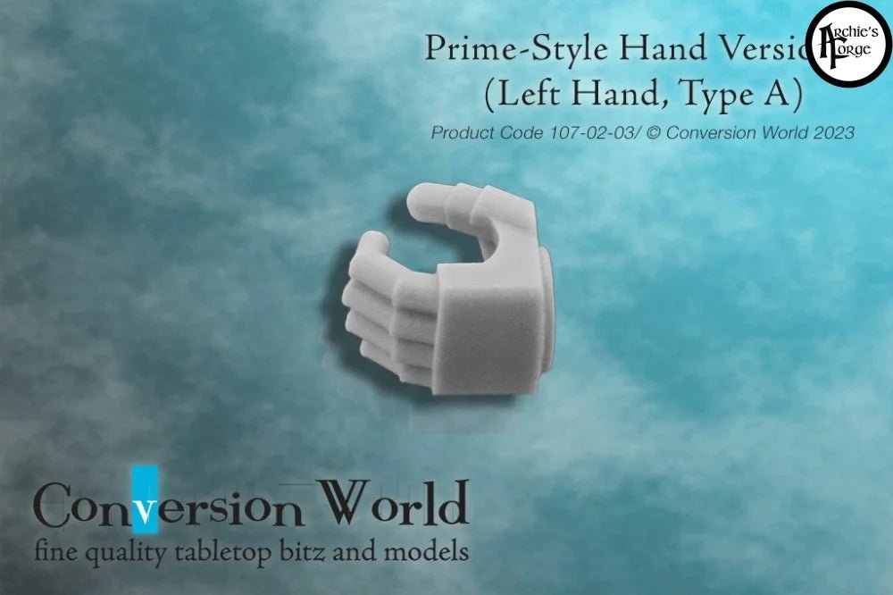 Prime Infantry Hand Version 1 (Left Hand, Type A) – Archies Forge