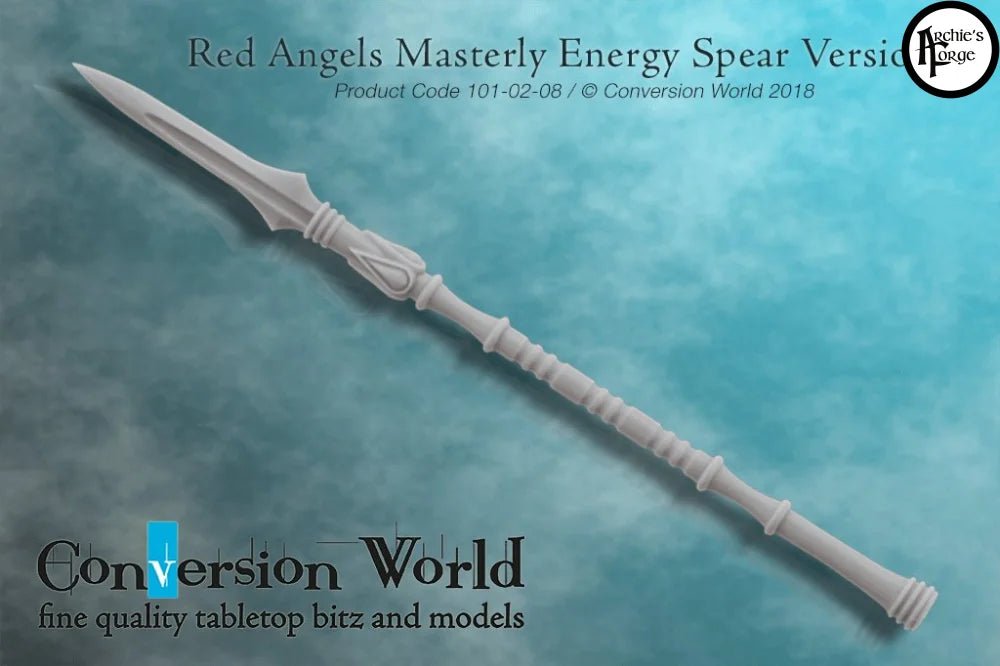 Red Angels Basic Energy Spear Version 1 – Archies Forge