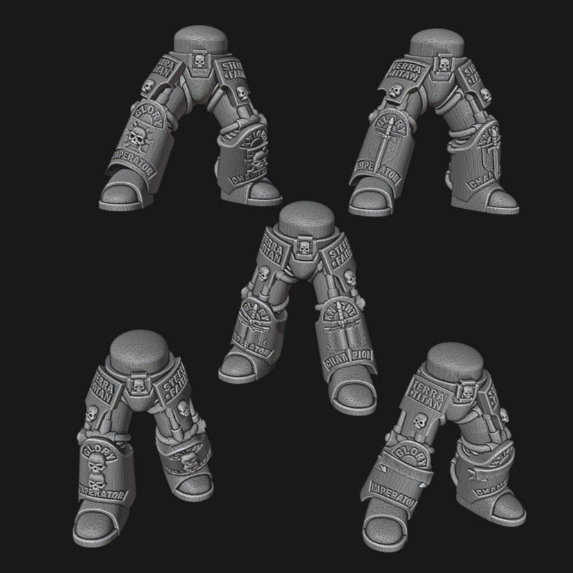 5 X Grey Knight Scale Increase Terminator Legs - Set 2 — Archies Forge
