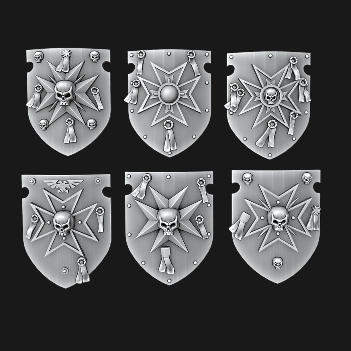 Legio Templaris - Terminator Shields - Set of 6 — Archies Forge