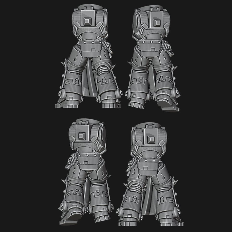 Prime Scale Bodies - Legio Templaris - Set of 4 — Archies Forge