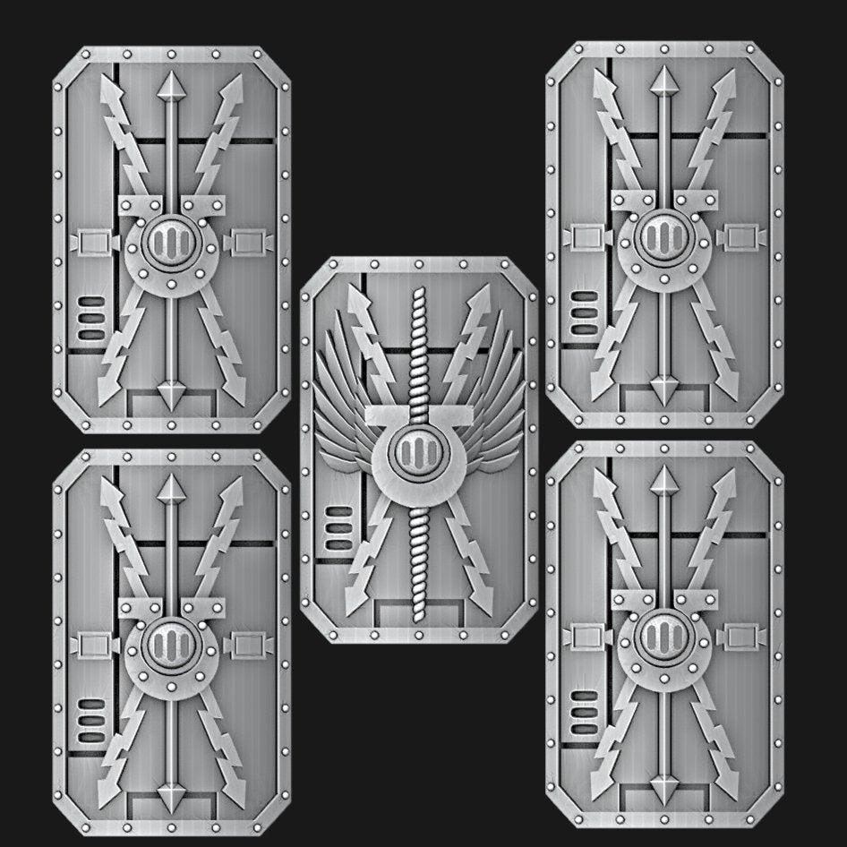 Legio Ultra - Bladeguard Storm Shields - Set of 5 — Archies Forge